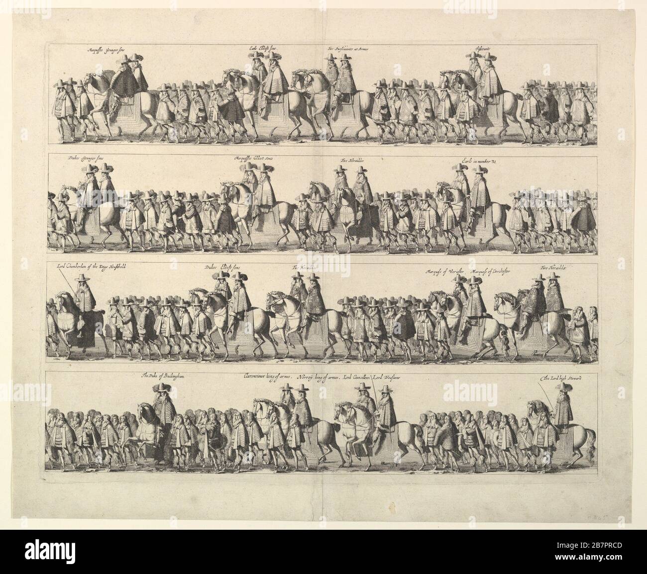 Procession of charles ii hi-res stock photography and images - Alamy