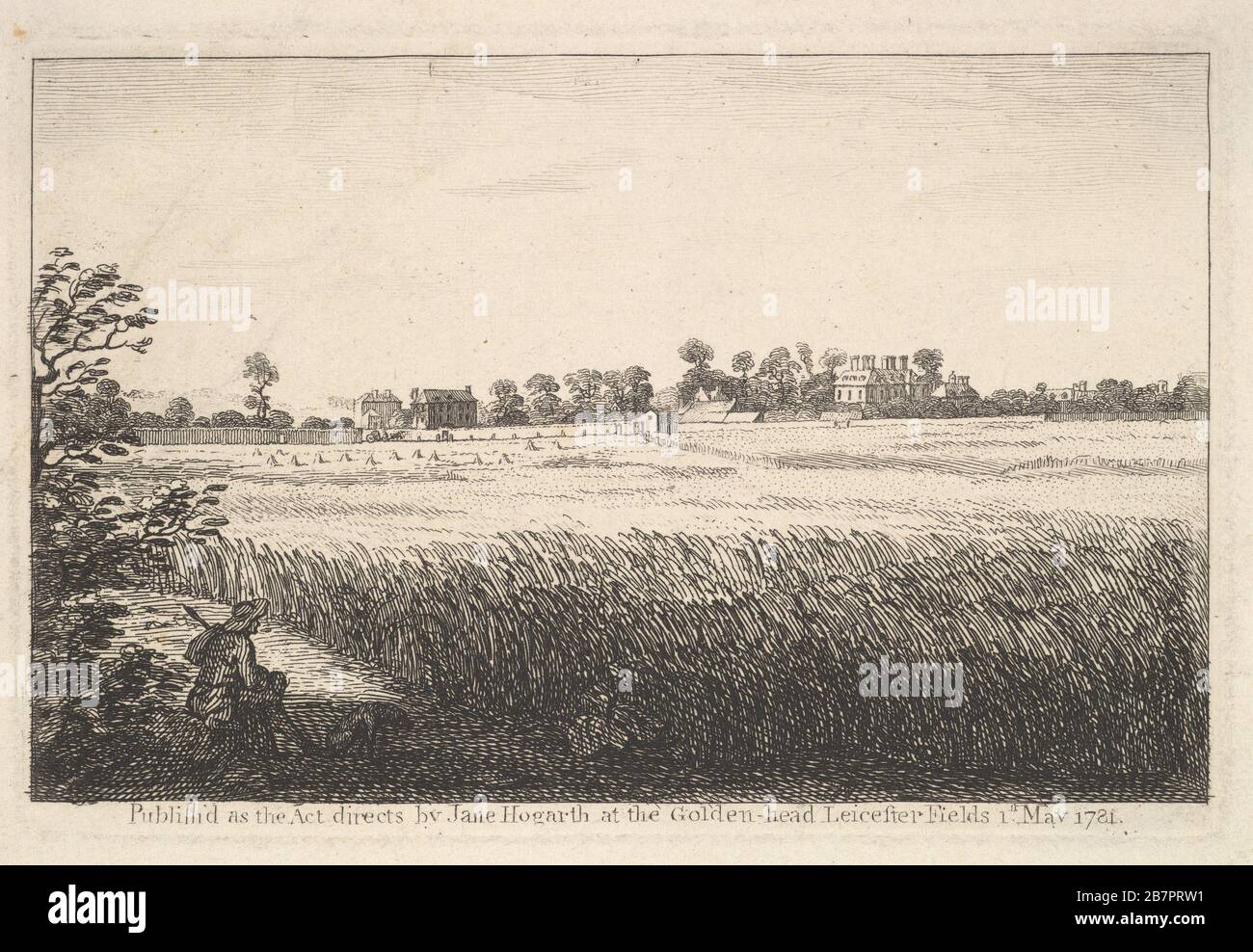 View of Ranby's House, May 1, 1781 Stock Photo - Alamy