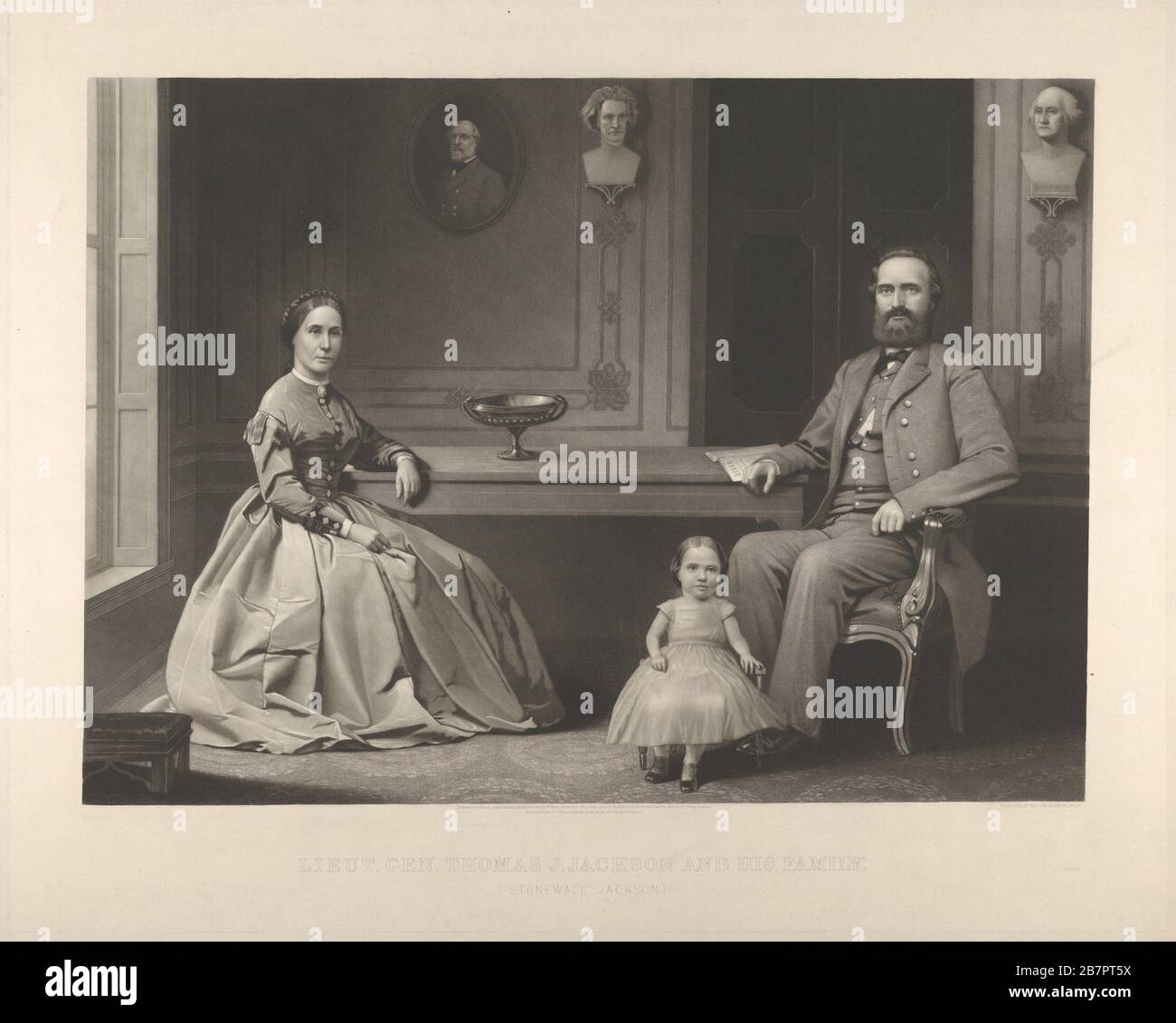 Lieutenant General Thomas J. Jackson and His Family ("Stonewall Jackson ...