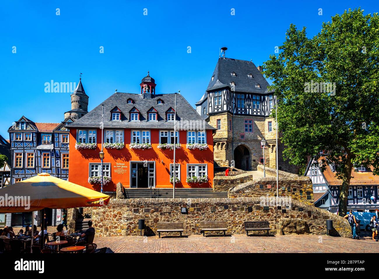 Historical city of Idstein, Hessen, Germany Stock Photo - Alamy