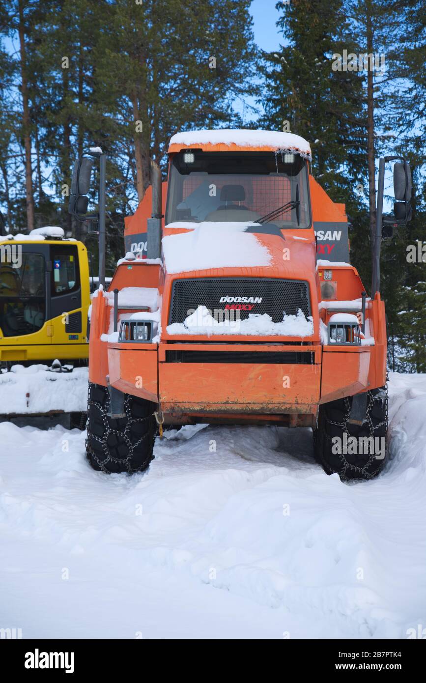 Doosan Moxy MT 31 Dump Truck Stock Photo - Alamy