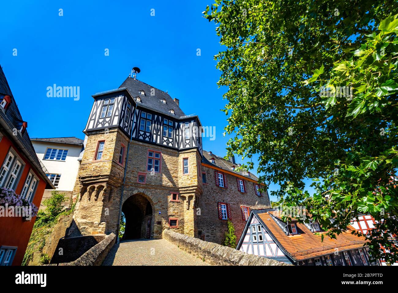 Historical city of Idstein, Hessen, Germany Stock Photo - Alamy