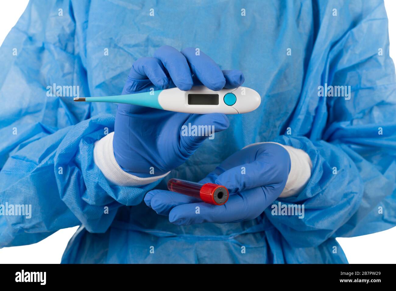Digital thermometer lab hi-res stock photography and images - Alamy
