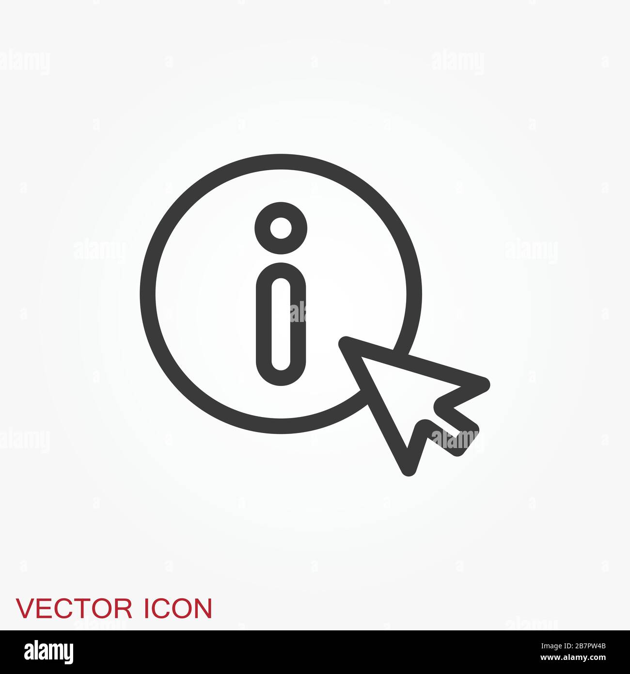 Information icon, vector symbol used for assistance and tourism Stock ...