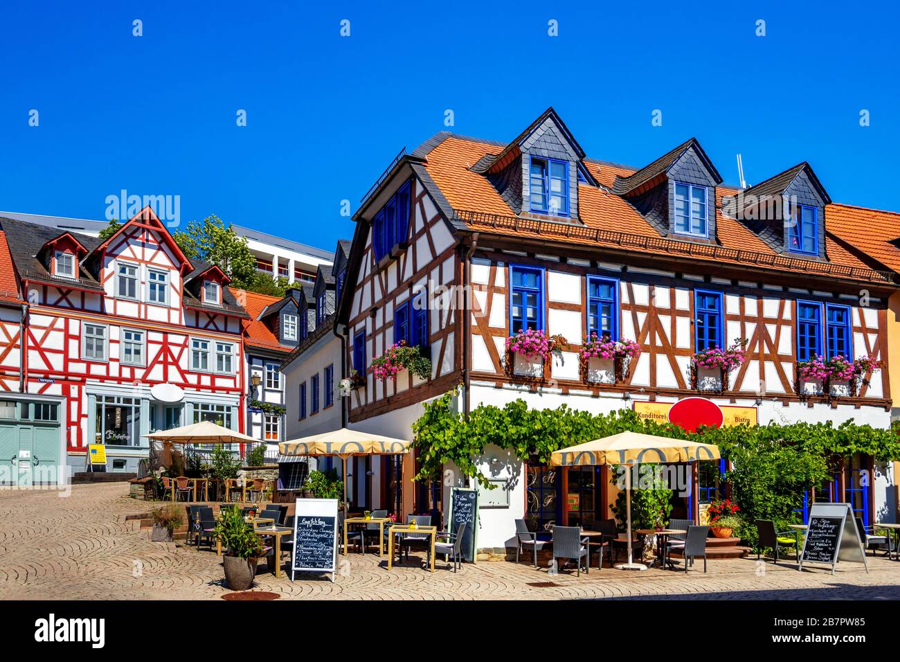 Historical city of Idstein, Hessen, Germany Stock Photo - Alamy