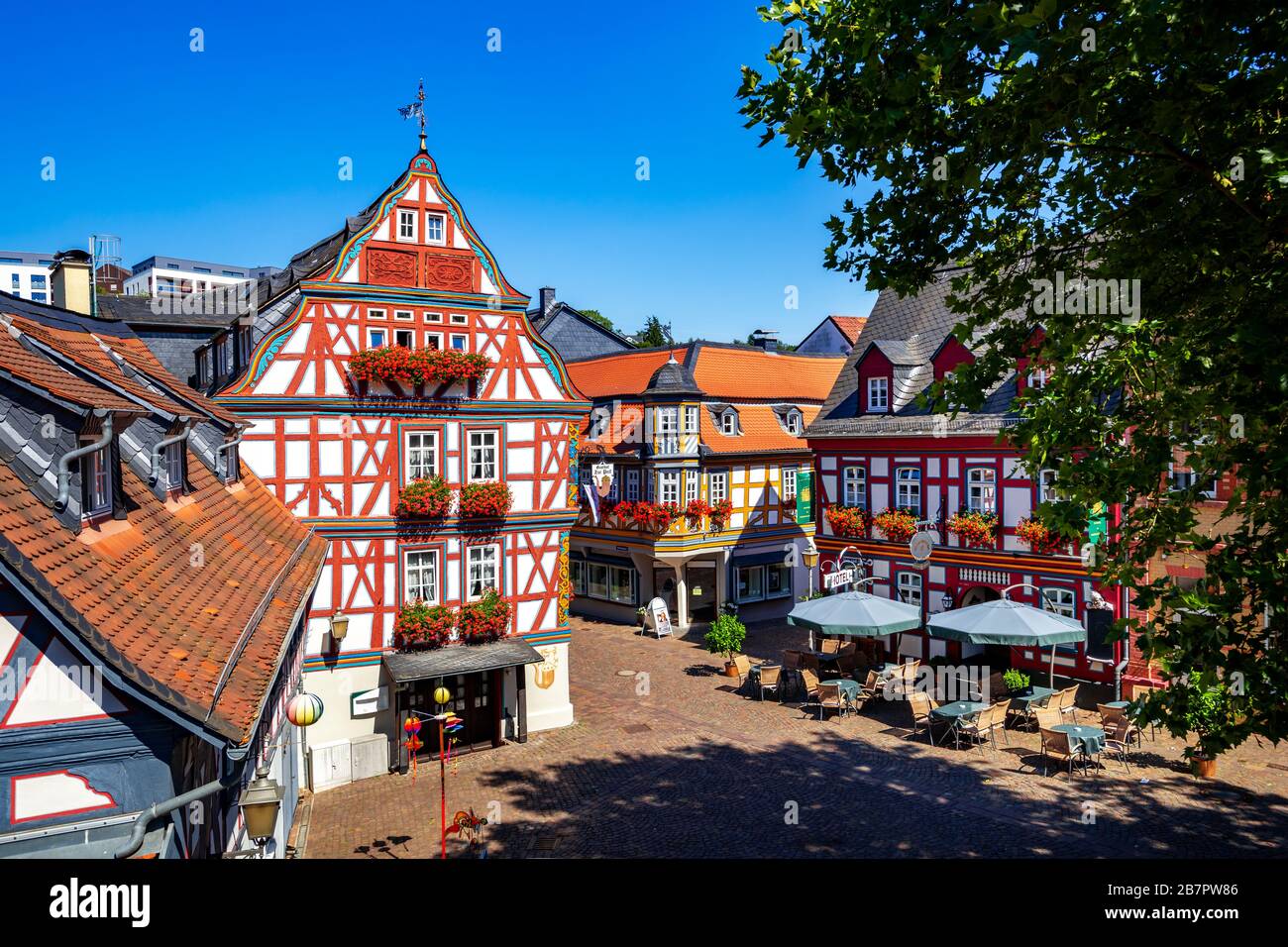 Historical city of Idstein, Hessen, Germany Stock Photo - Alamy