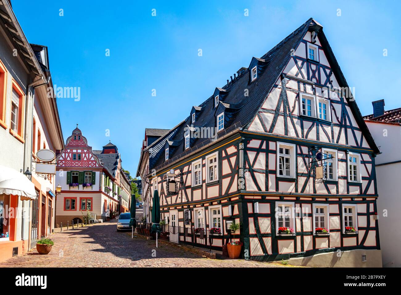 Historical city of Idstein, Hessen, Germany Stock Photo - Alamy