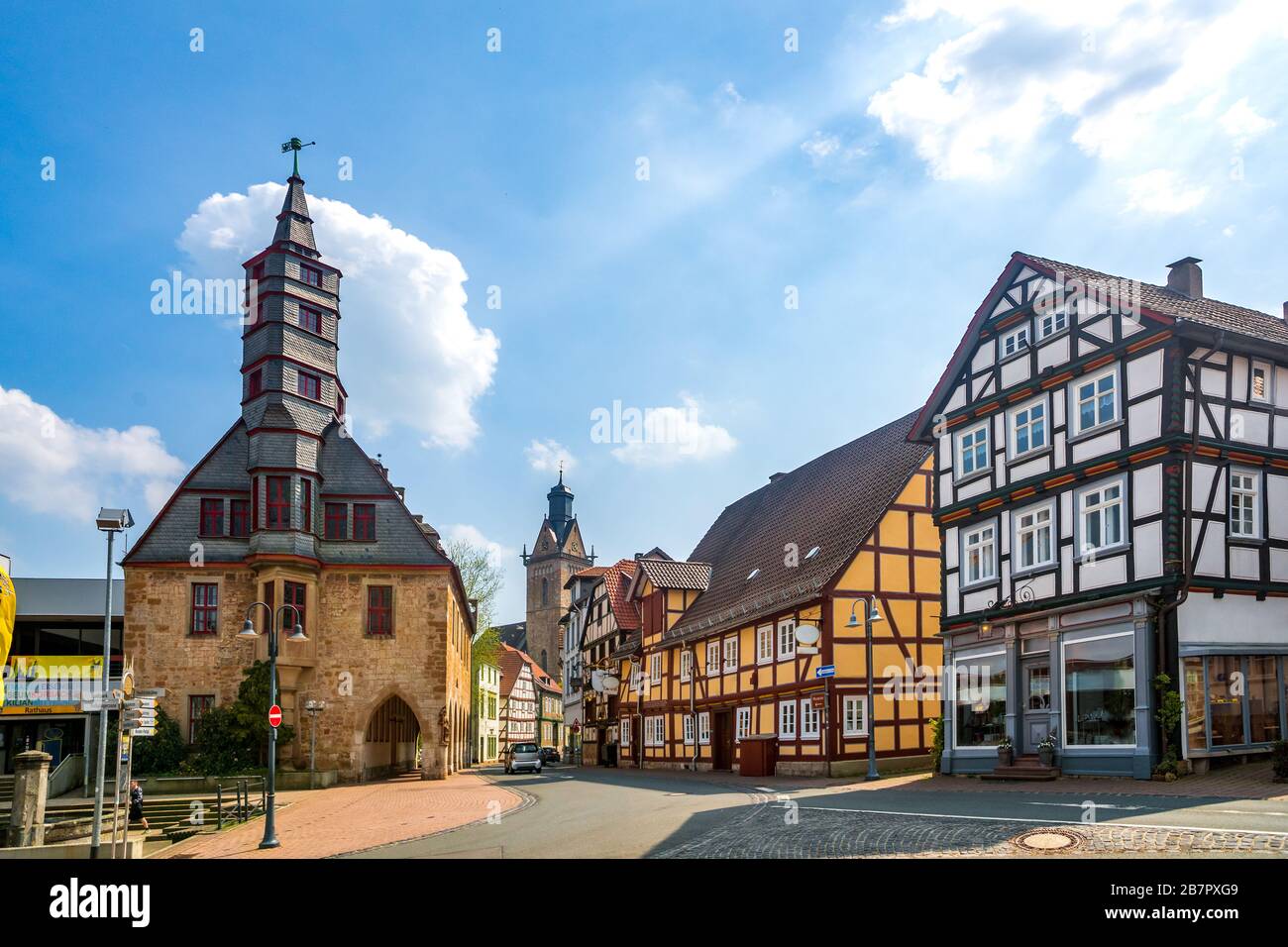 Historical city of Korbach, Hessen, Germany Stock Photo - Alamy