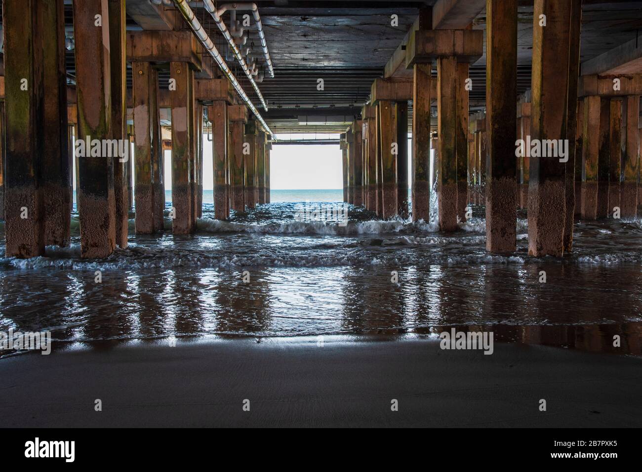 Under the boardwalk in atlantic city nj hi-res stock photography and ...