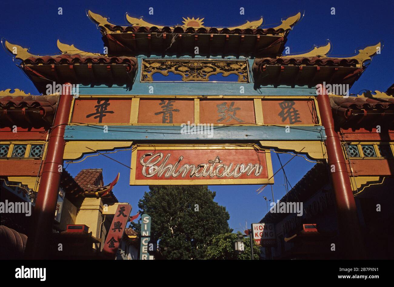 Chinatown entrance,Los Angeles California Stock Photo - Alamy