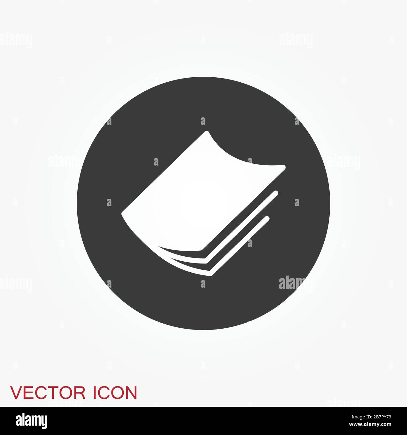 Magazine icon vector illustration - magazine and newspaper symbol Stock ...