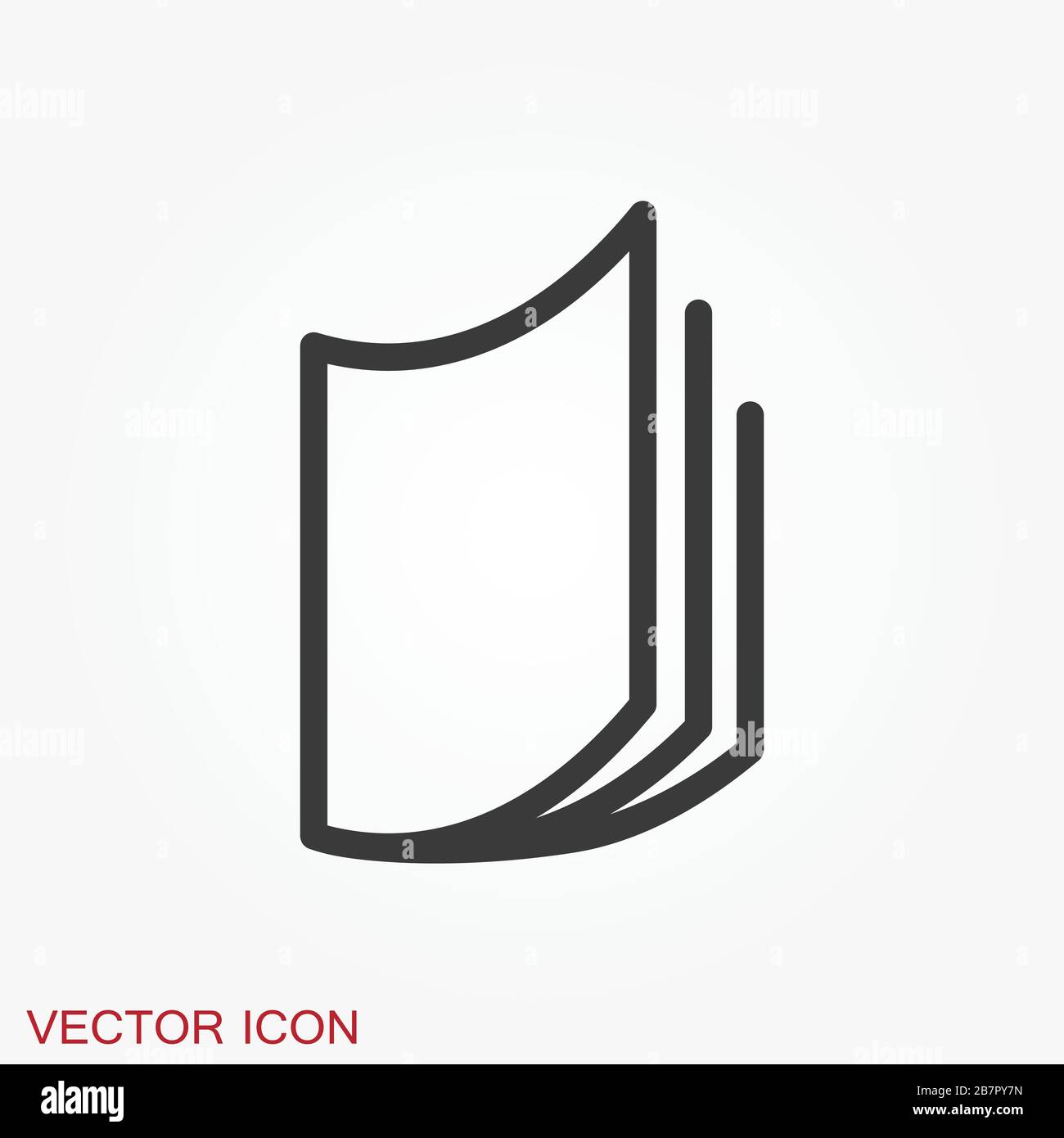 Magazine icon vector illustration - magazine and newspaper symbol Stock ...