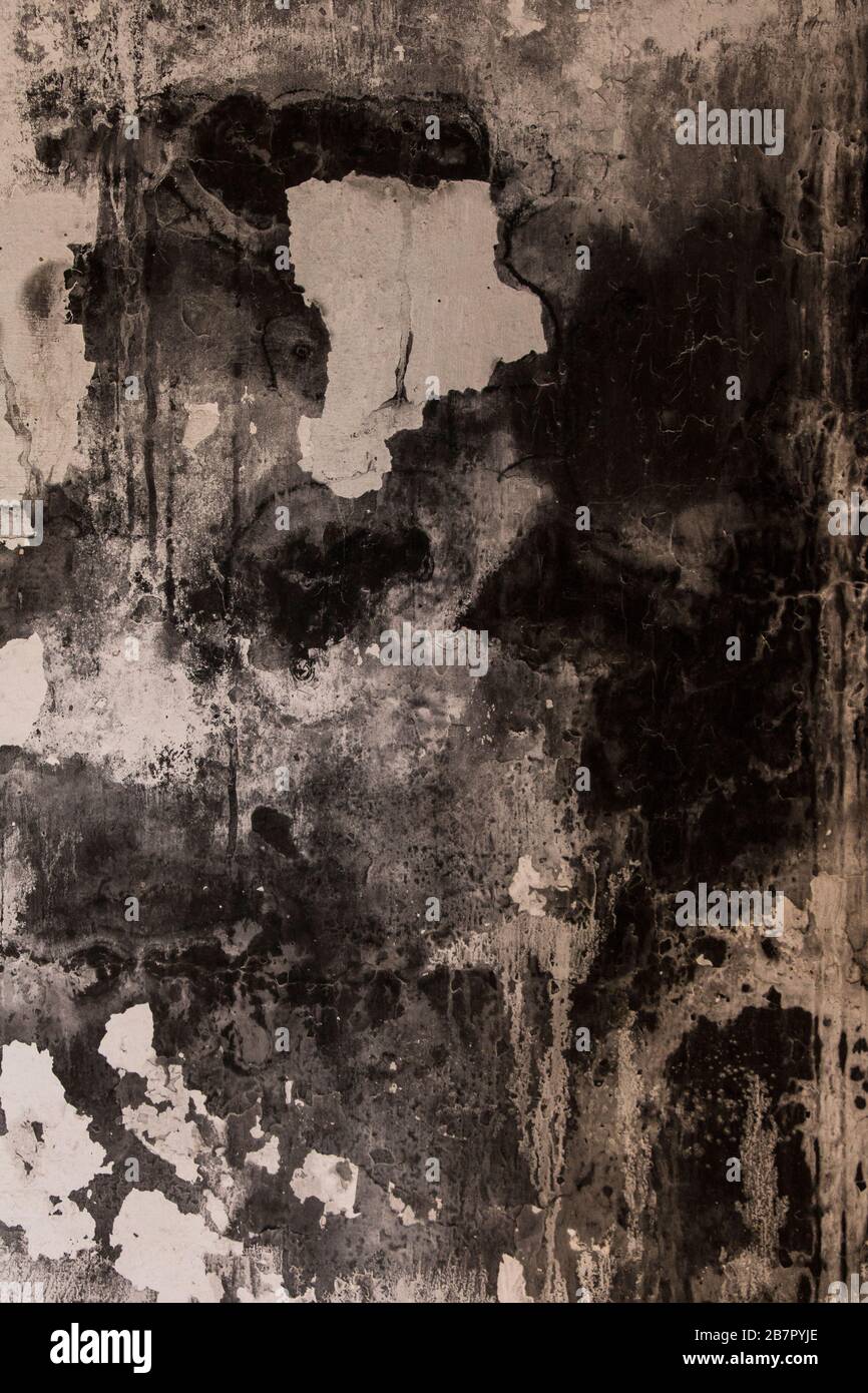 burned wall texture, grunge wall, black and white grunge background ...