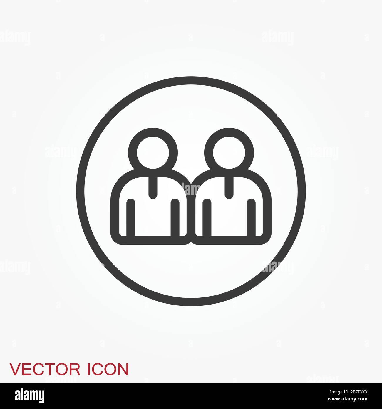 Meeting vector icon. Management and Human Resource Icons Stock Vector ...