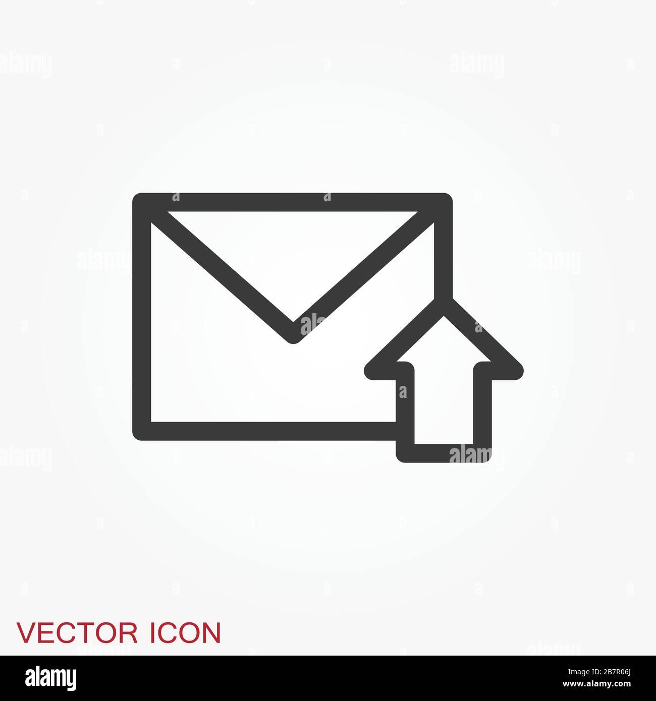 Message icon, vector symbol for design. Cat sign Stock Vector Image ...