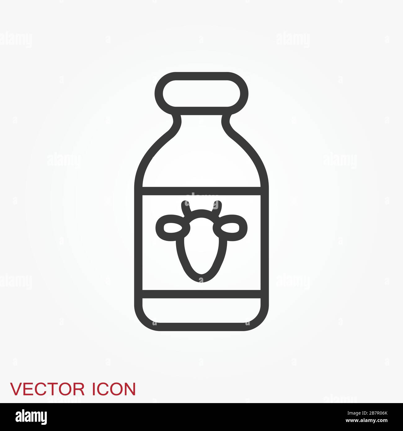 Milk icon, symbols for fresh natural food design Stock Vector Image ...