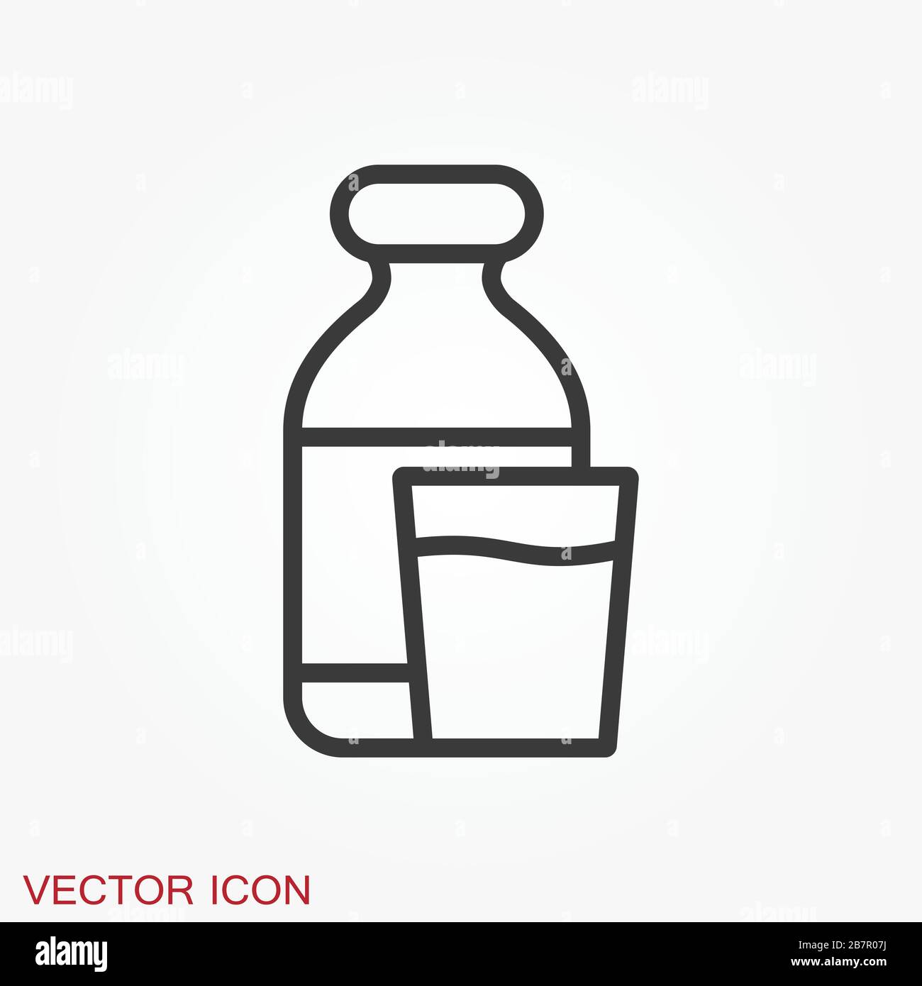 Milk icon, symbols for fresh natural food design Stock Vector Image ...