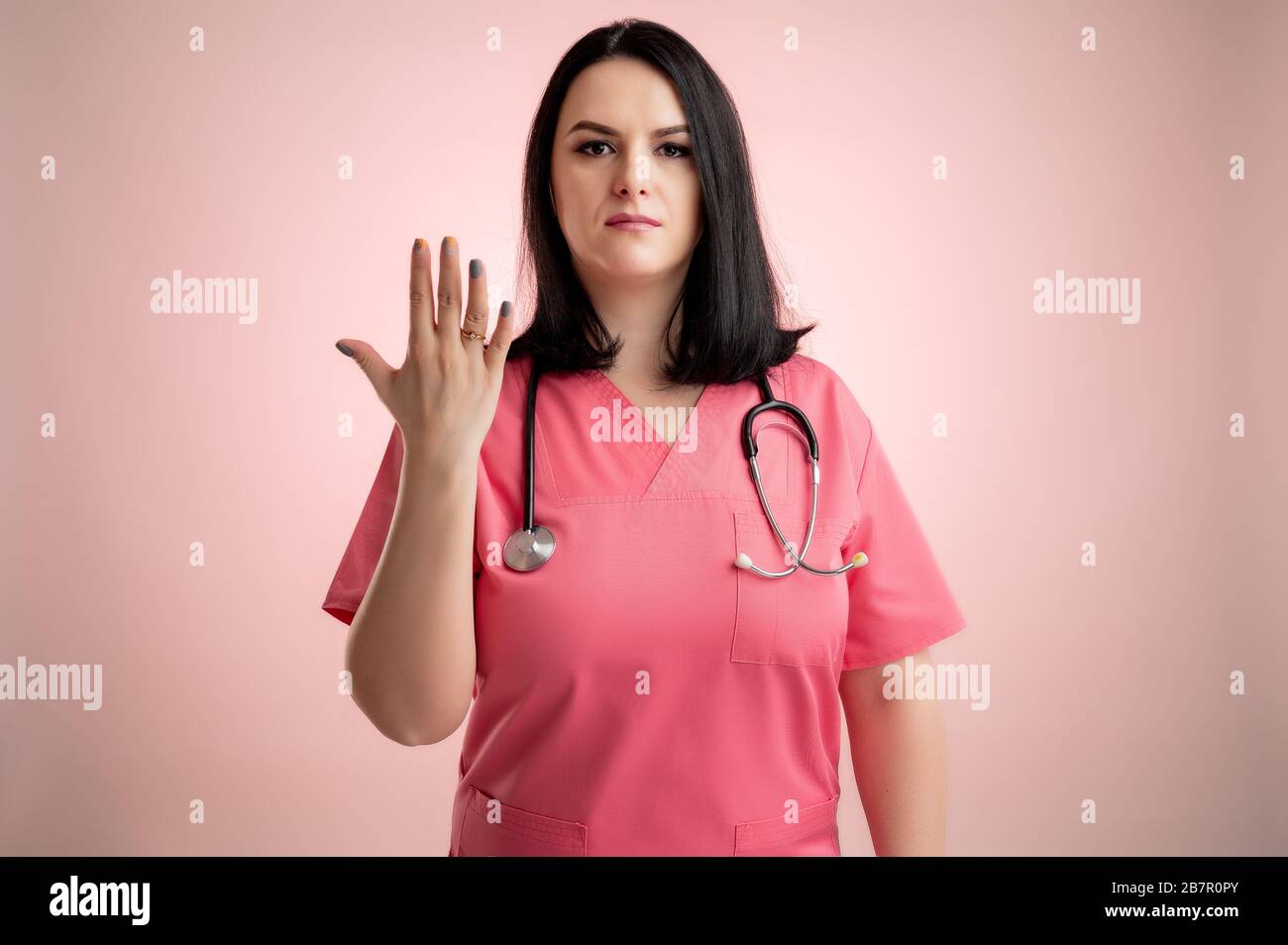 Female fingers counting medicine hi-res stock photography and images ...