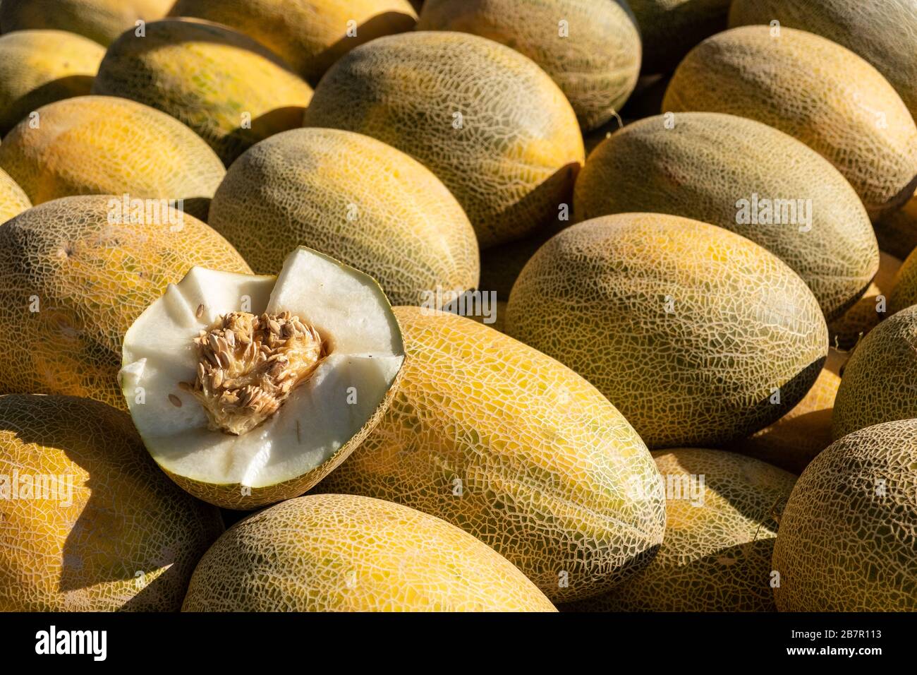 Uzbekistan melon hi-res stock photography and images - Alamy