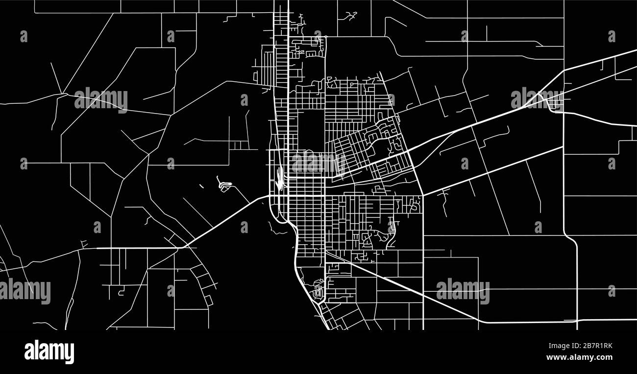 Urban vector city map of Invercargill, New Zealand Stock Vector Image ...
