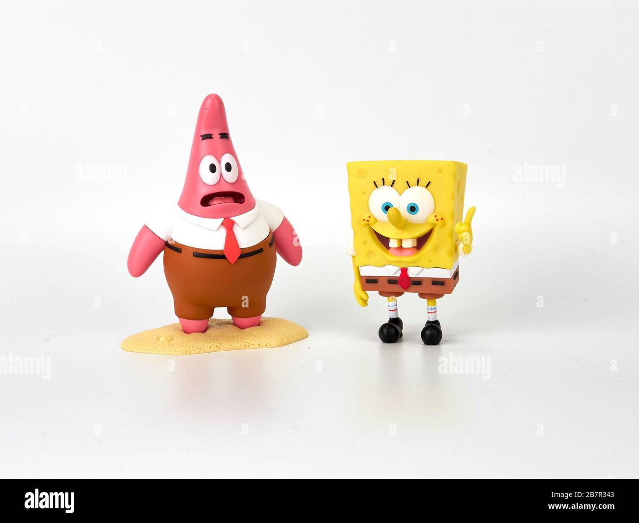 Sponge Bob and Patrick Figure Stock Photo - Alamy