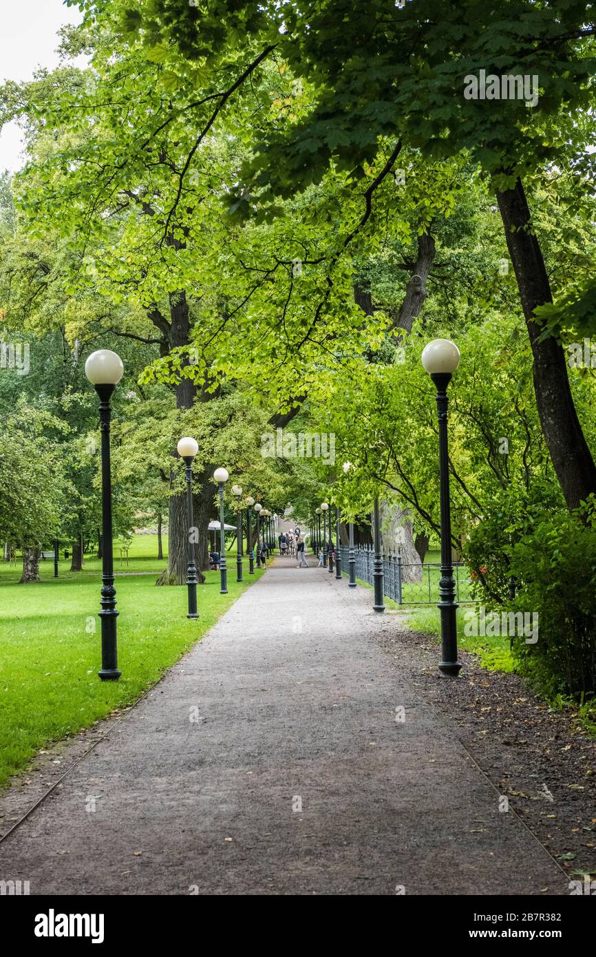 Estonia, Baltic States, Tallinn, park at Kadriog Palace museum Stock ...