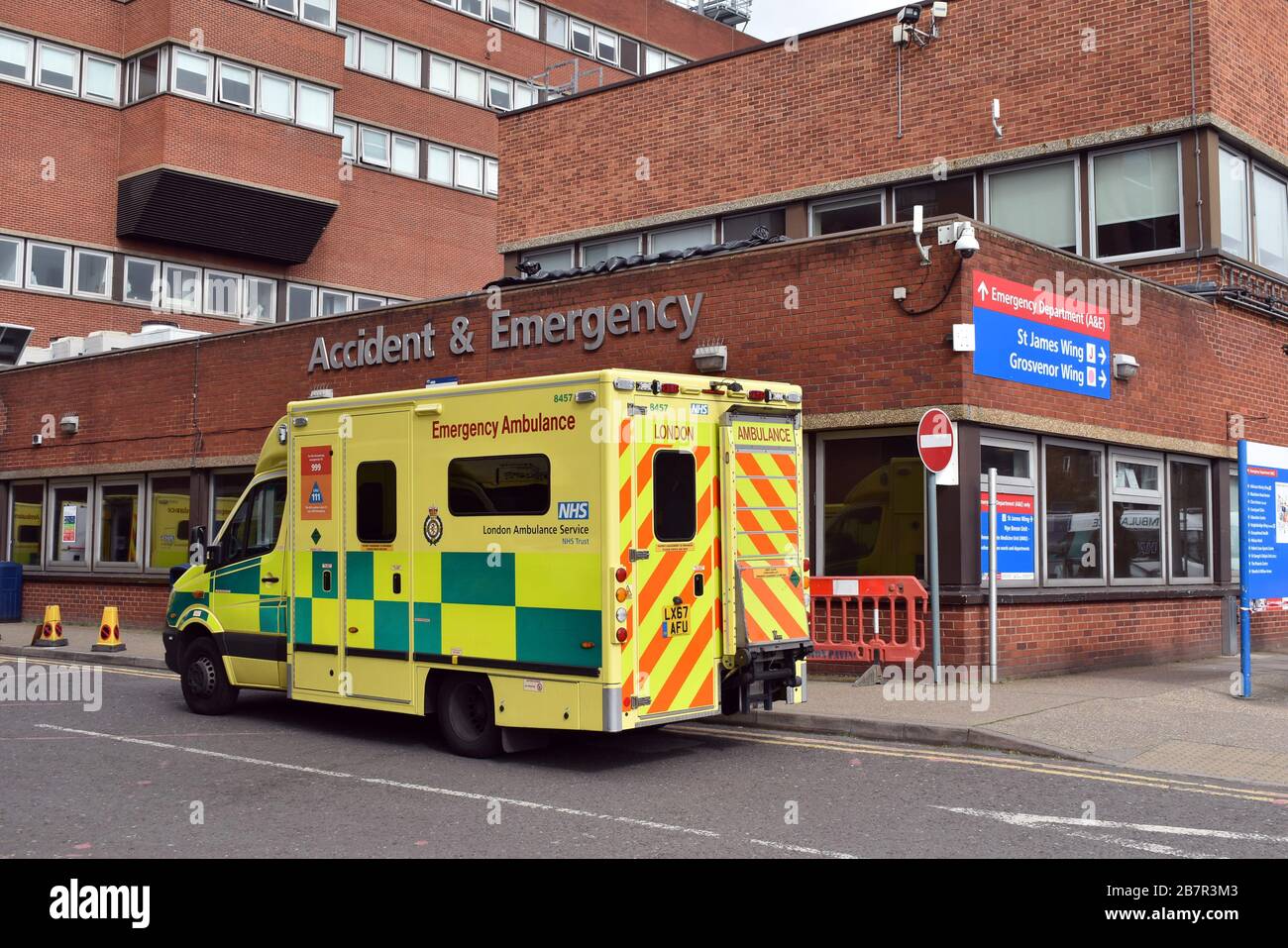 London, UK, 17 March 2020 St George's Hospital Tooting which lost a ...