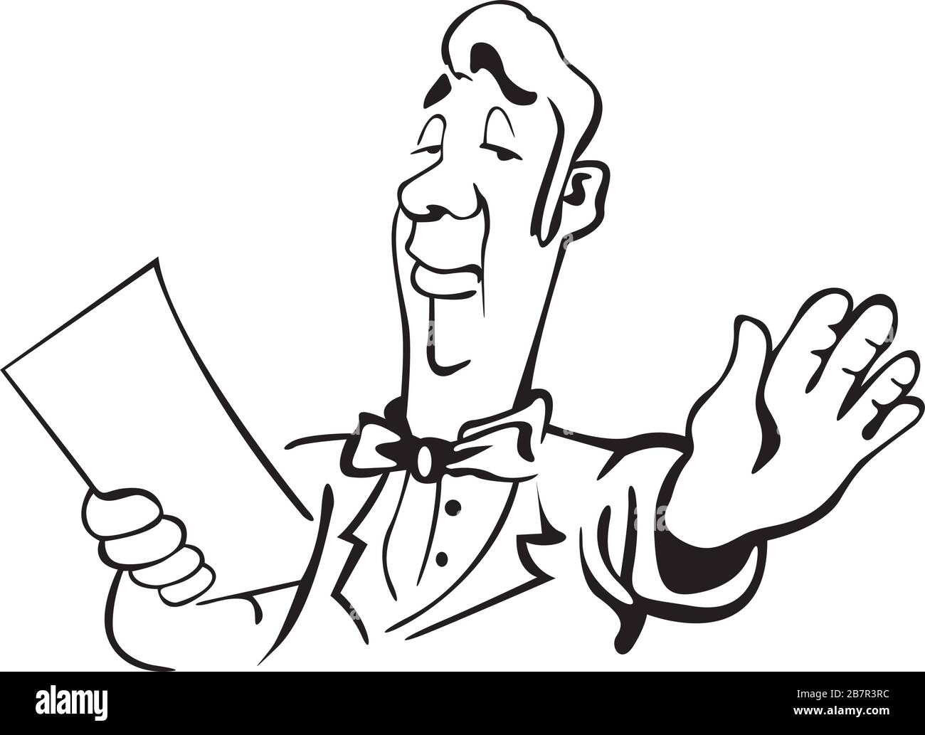 Reading cartoons Cut Out Stock Images & Pictures - Alamy