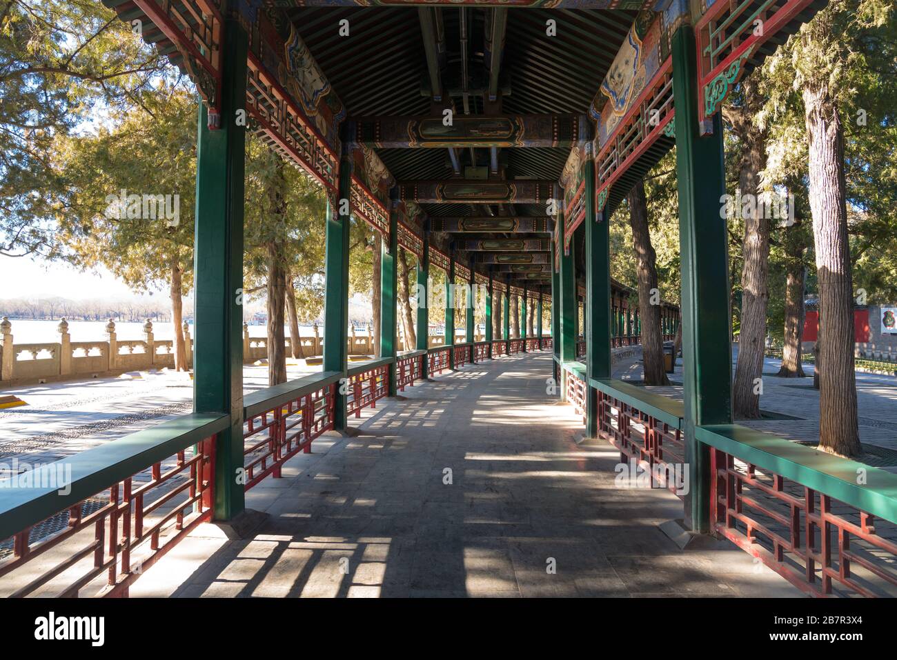 Covered garden corridor hi-res stock photography and images - Alamy