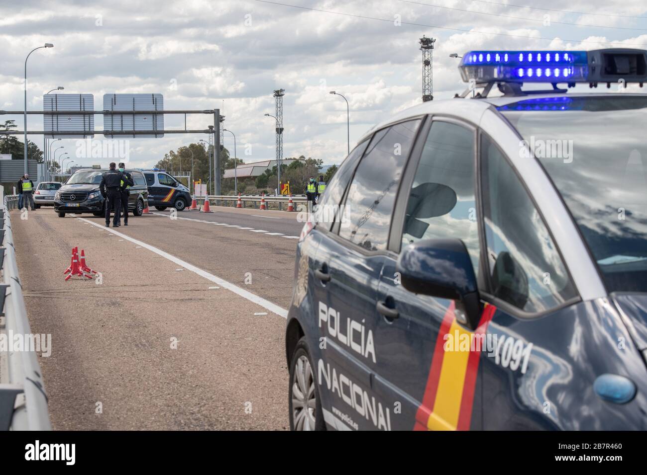 Spain portugal border control hi-res stock photography and images - Alamy