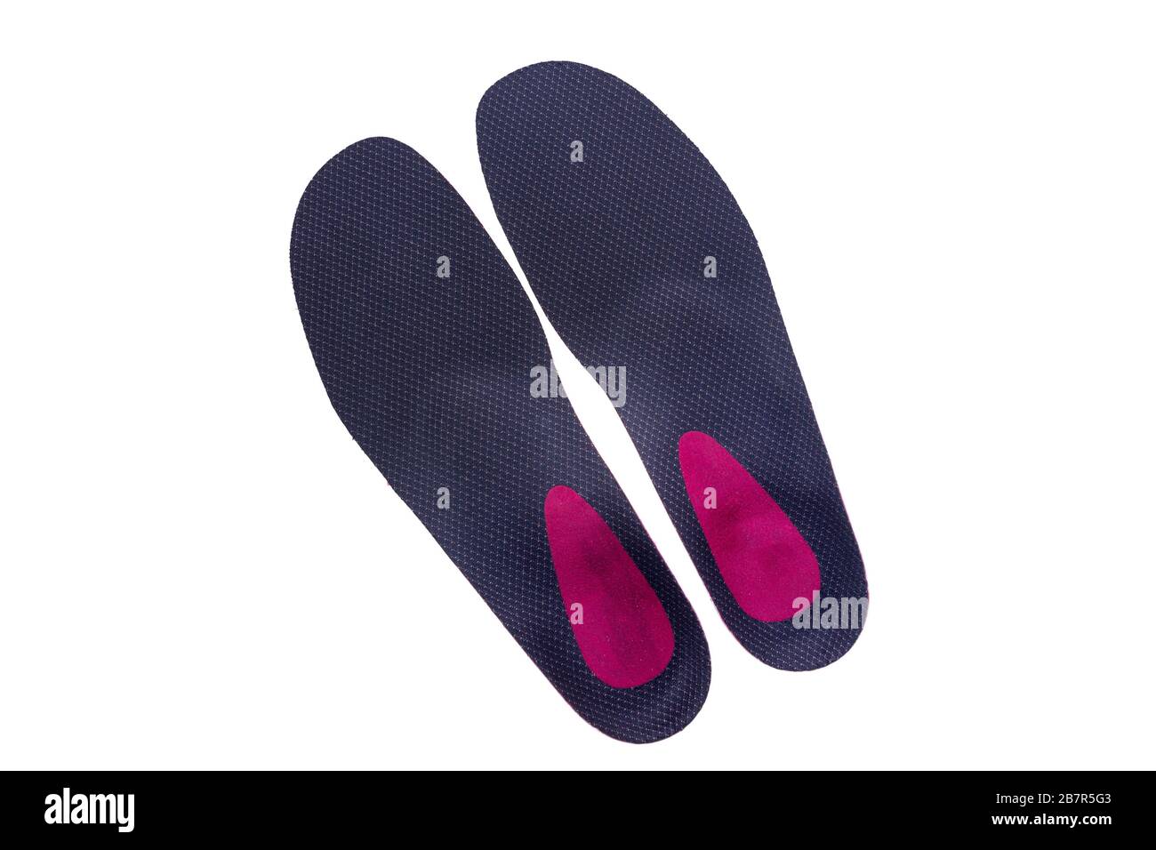orthopedic insoles on white background Stock Photo - Alamy