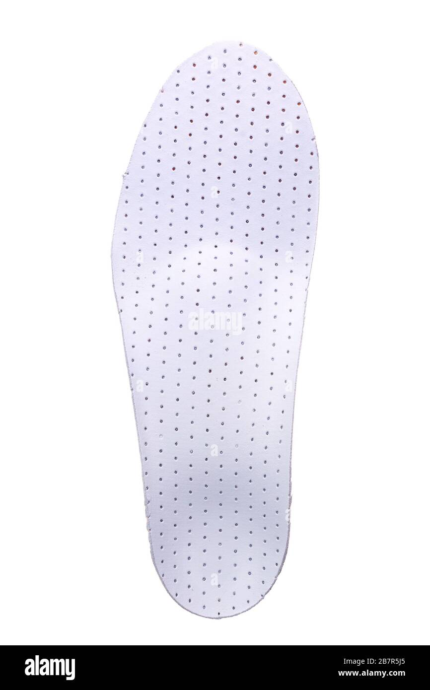 orthopedic insoles on white background Stock Photo - Alamy