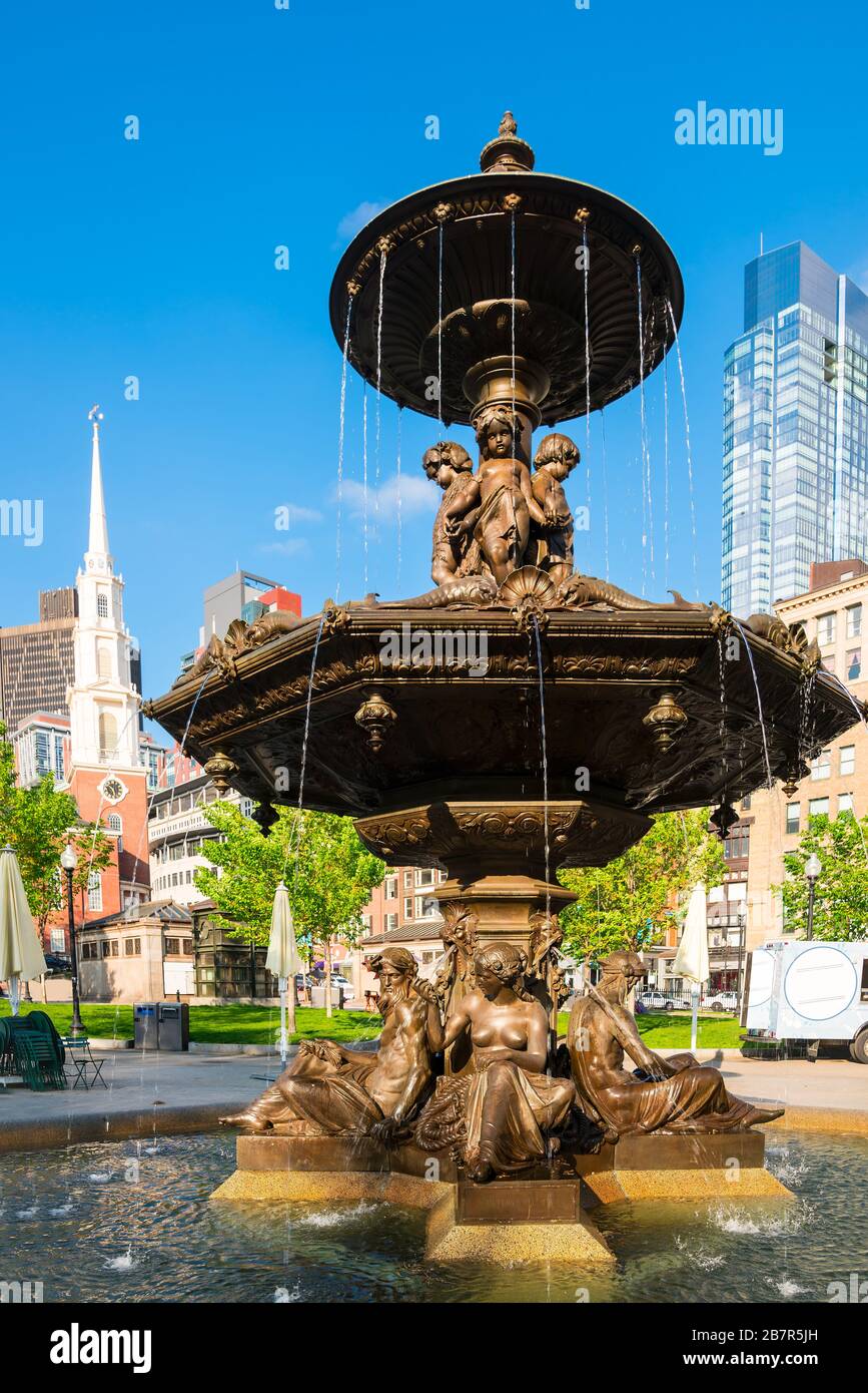 Boston common view hi-res stock photography and images - Alamy