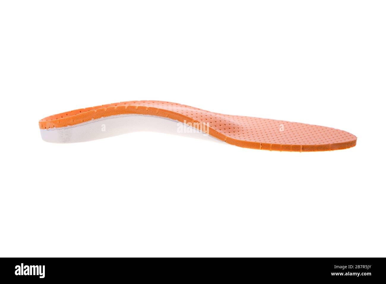 orthopedic insoles on white background Stock Photo - Alamy