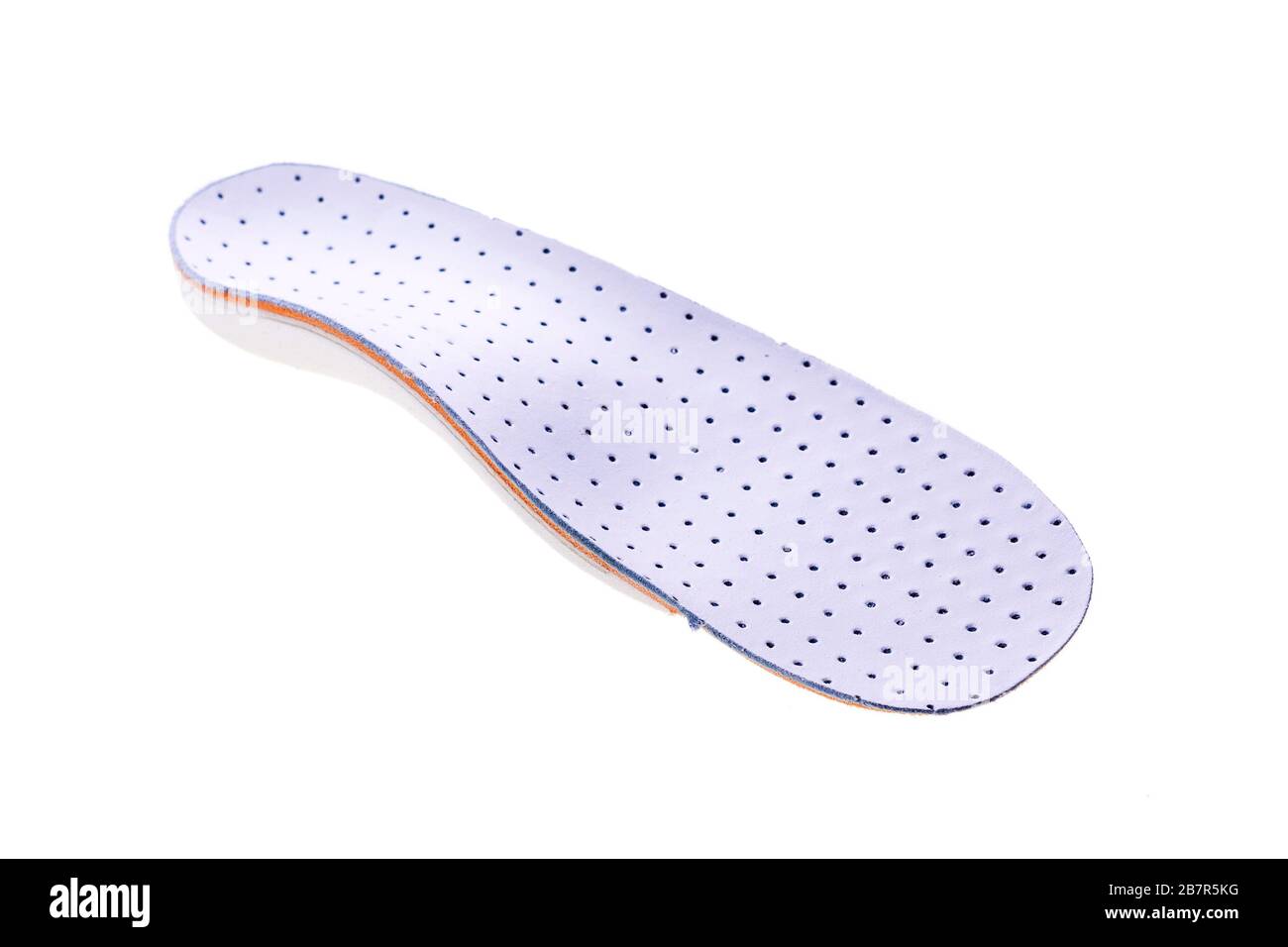 orthopedic insoles on white background Stock Photo - Alamy