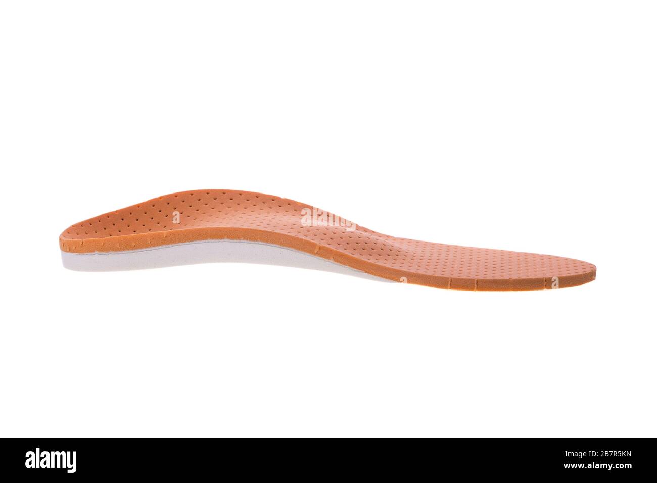 orthopedic insoles on white background Stock Photo - Alamy