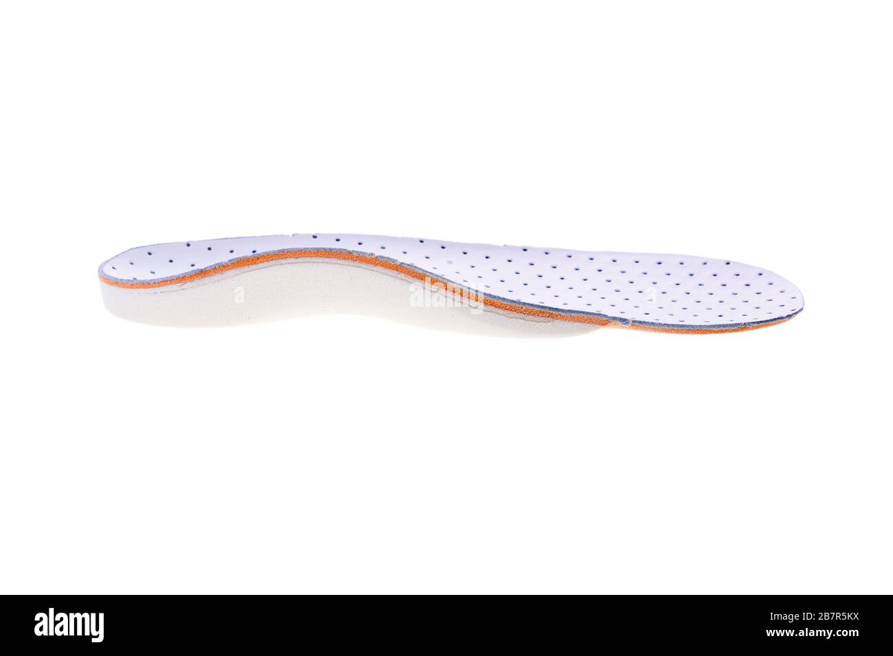 orthopedic insoles on white background Stock Photo - Alamy
