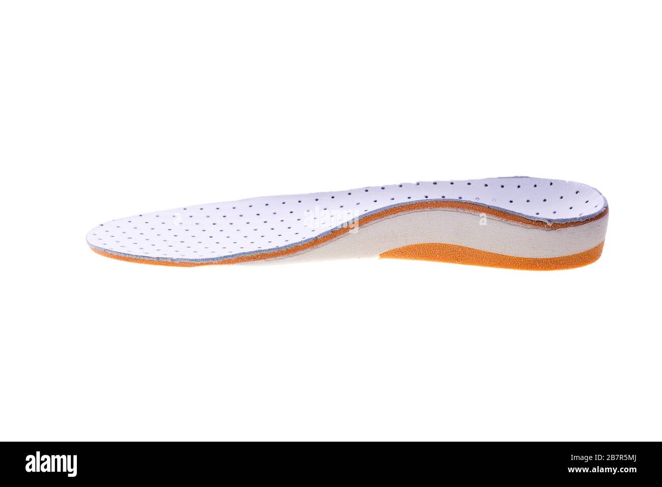 orthopedic insoles on white background Stock Photo - Alamy