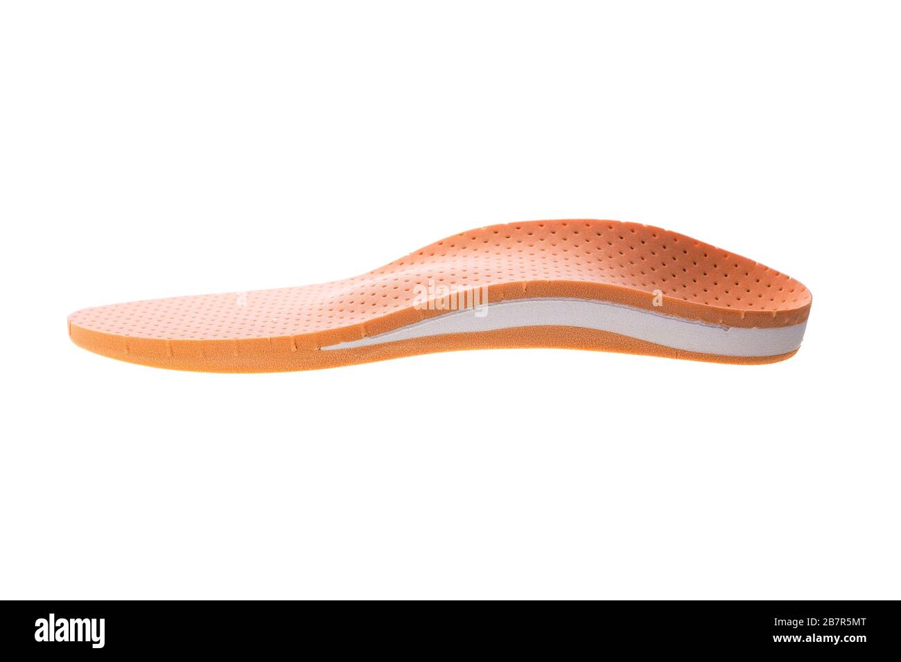 orthopedic insoles on white background Stock Photo - Alamy