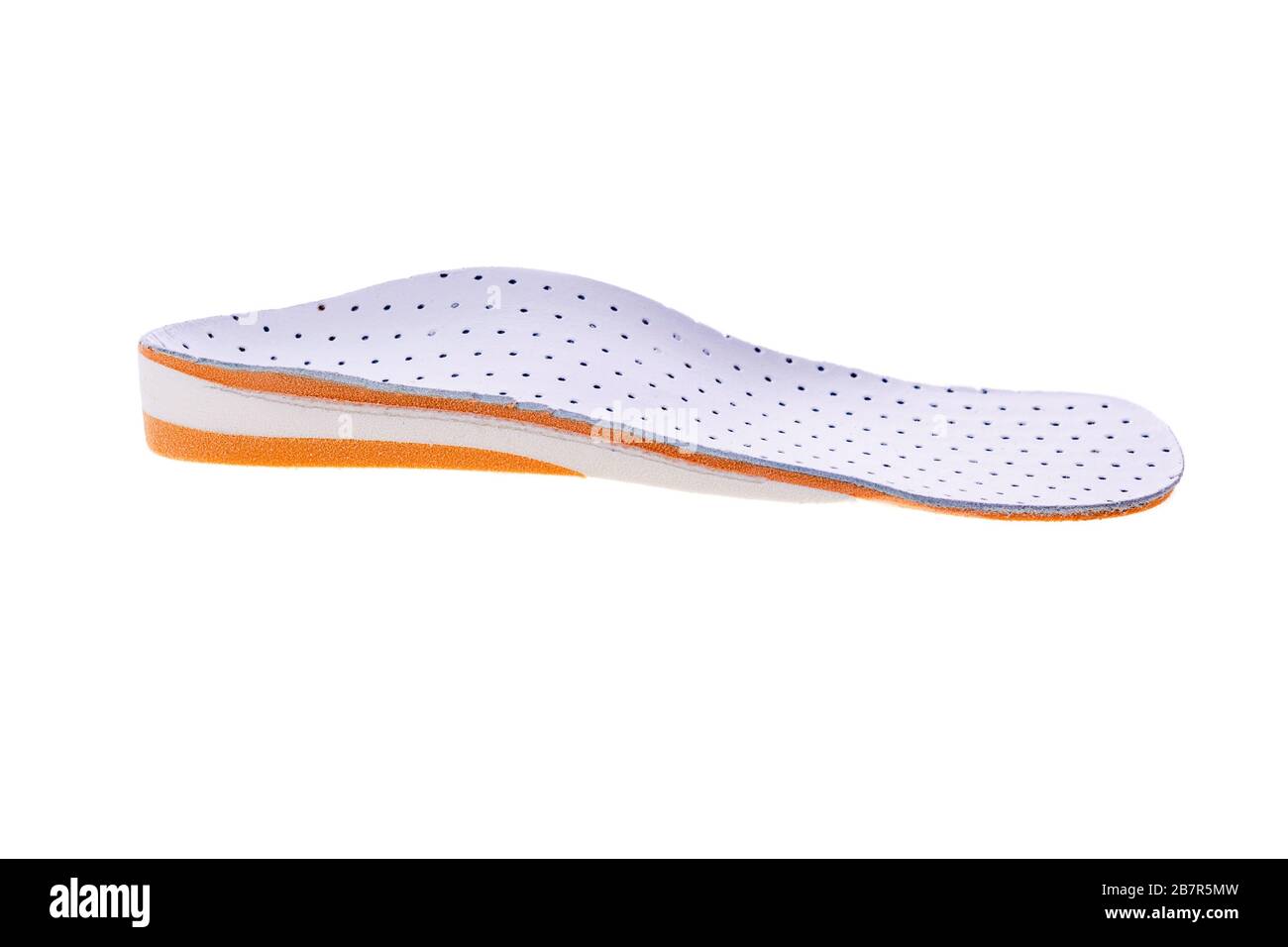 orthopedic insoles on white background Stock Photo - Alamy