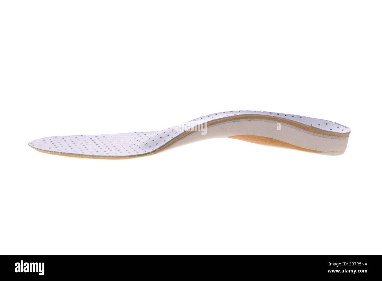 orthopedic insoles on white background Stock Photo - Alamy