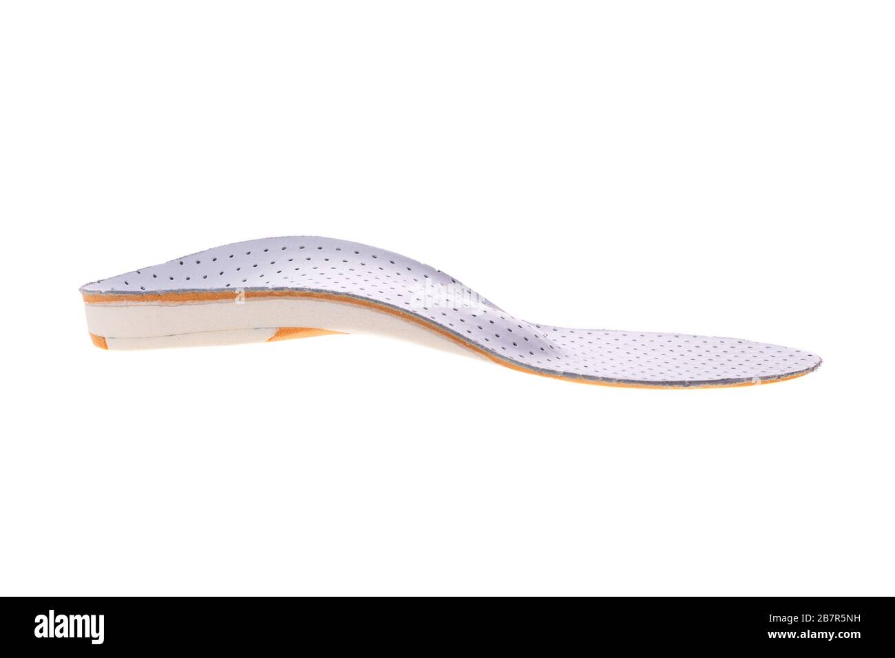 orthopedic insoles on white background Stock Photo - Alamy