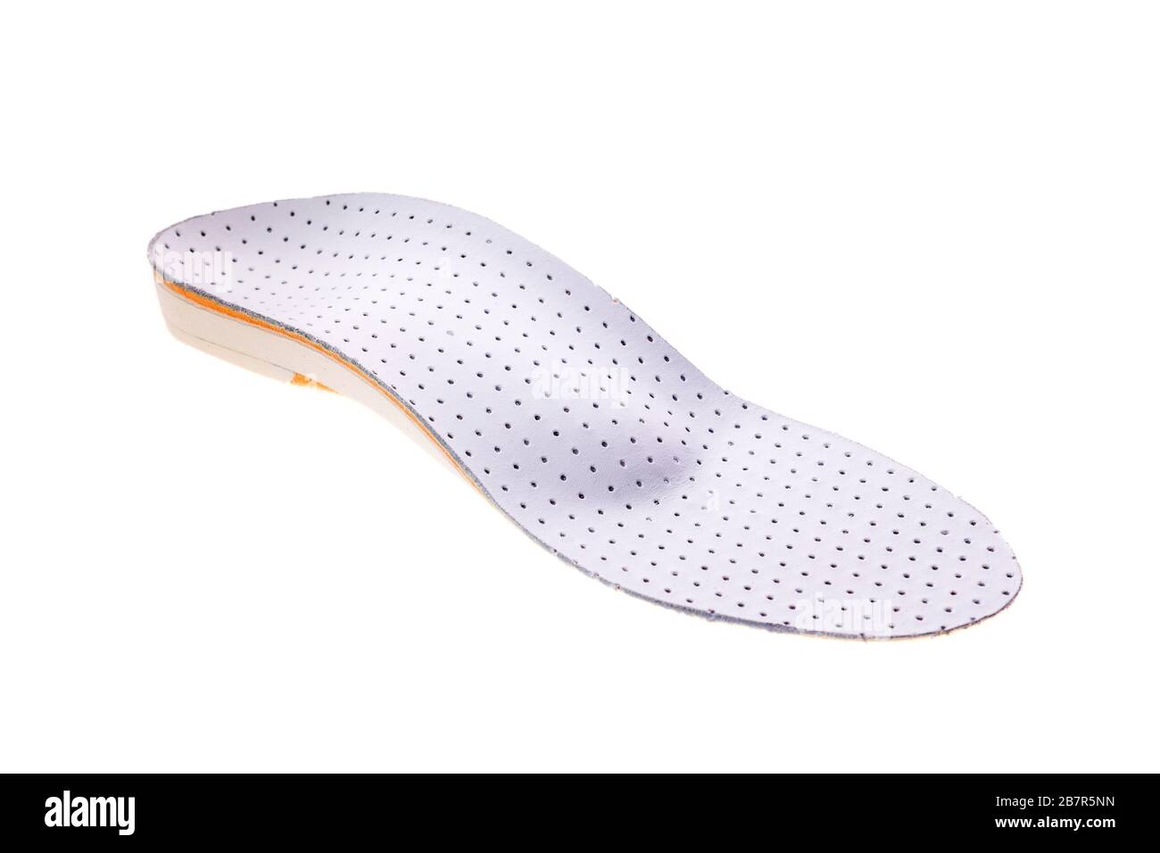 orthopedic insoles on white background Stock Photo - Alamy