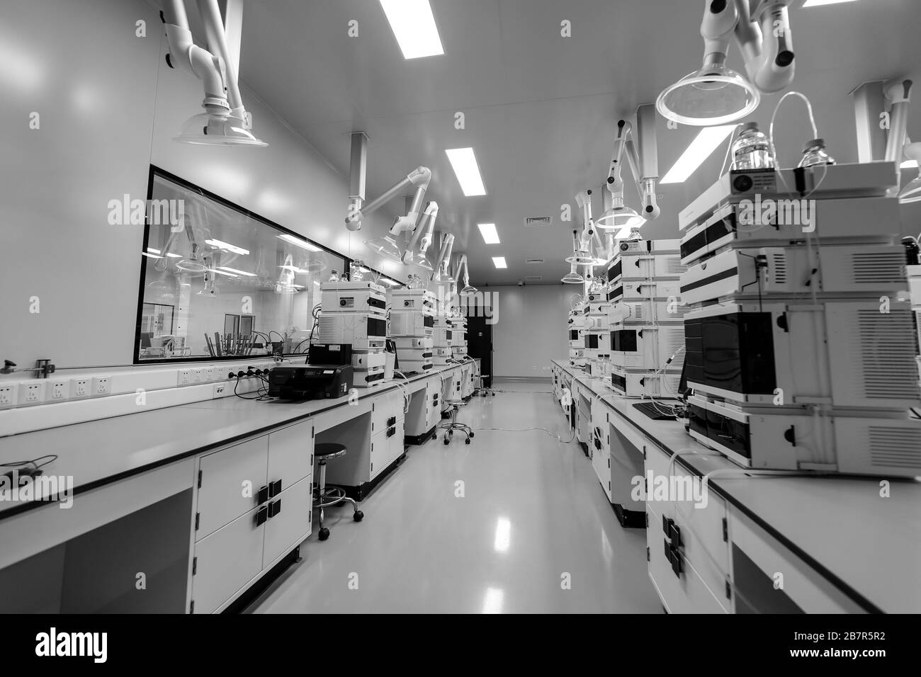 BEIJING, CHINA - JUNE 03, 2019: Medical Scientific Research Labratory ...