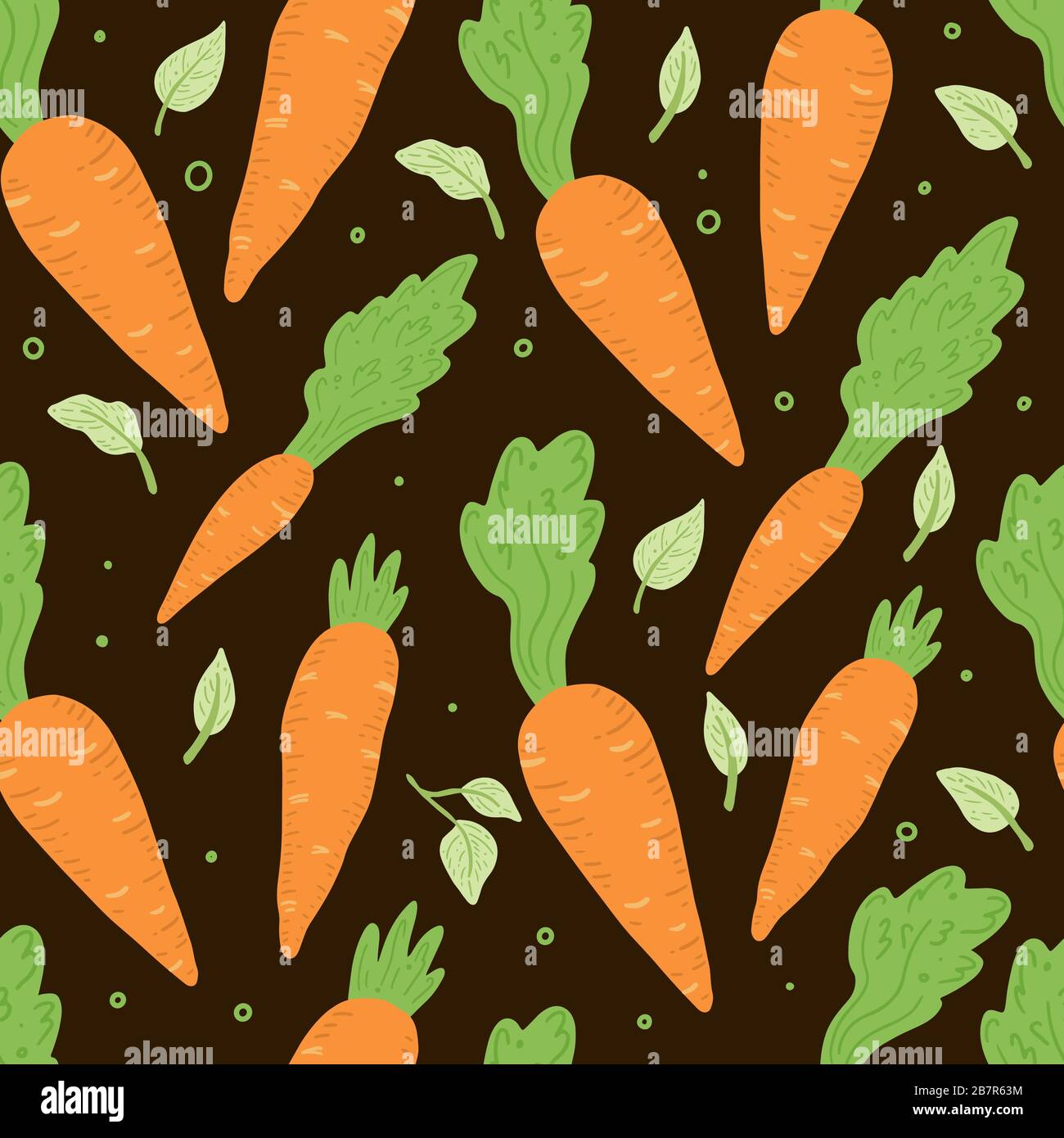 Carrot pattern seamless. Vector illustration for background, print ...