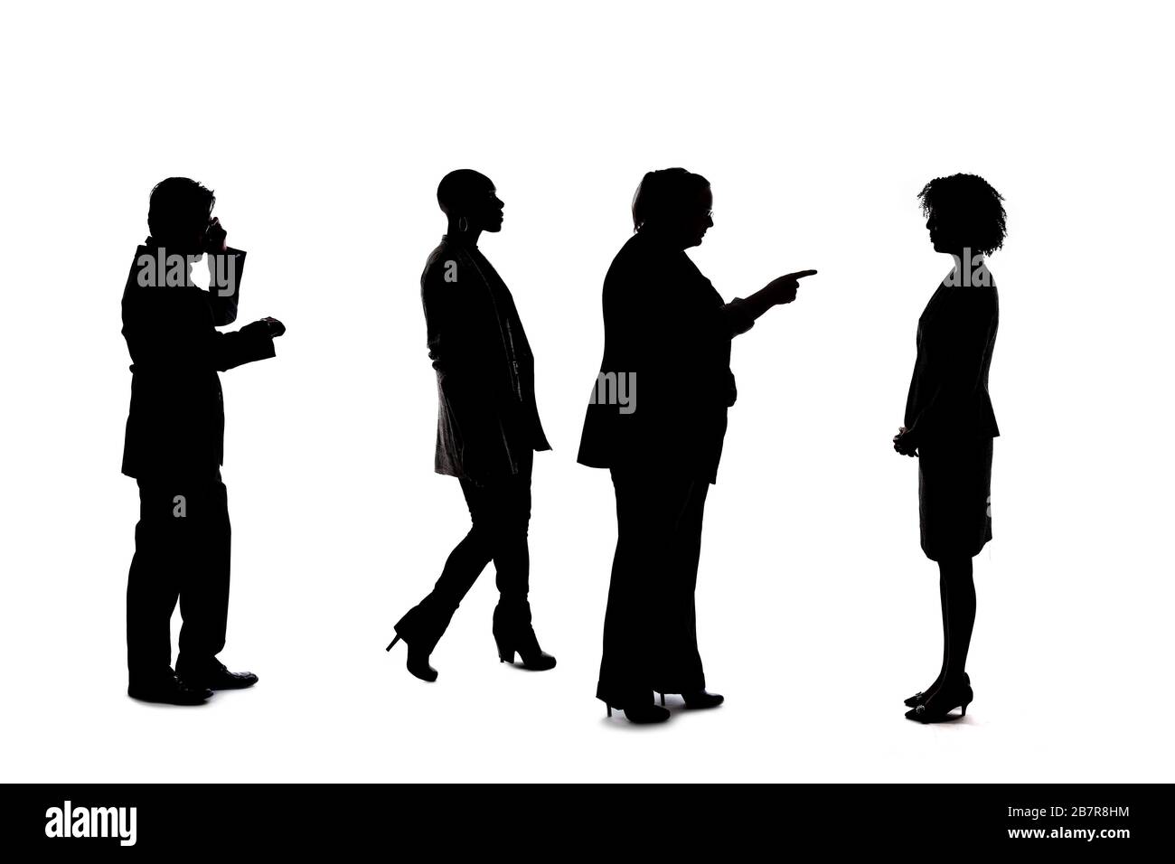 Business Networking Silhouette