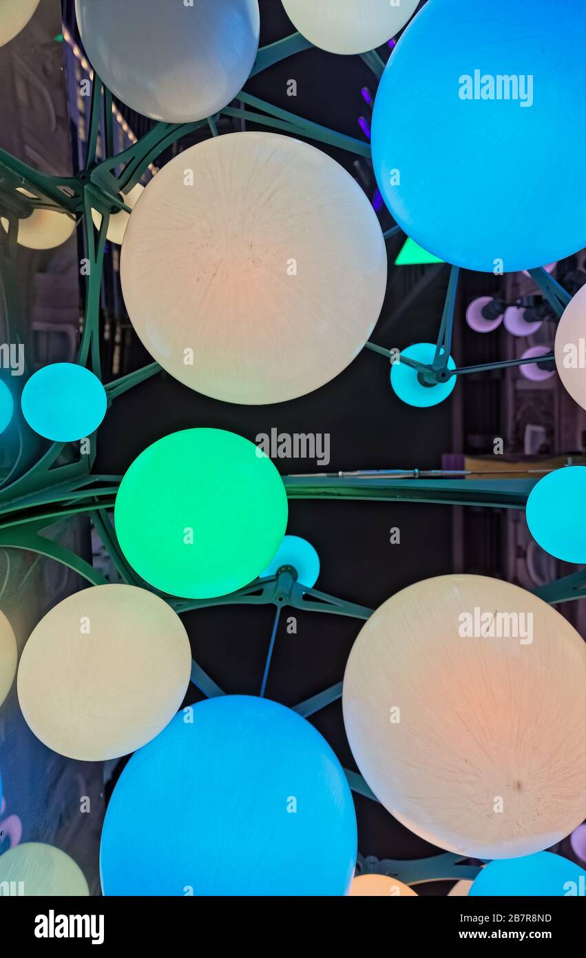 Colorful balloon decoration Stock Photo - Alamy