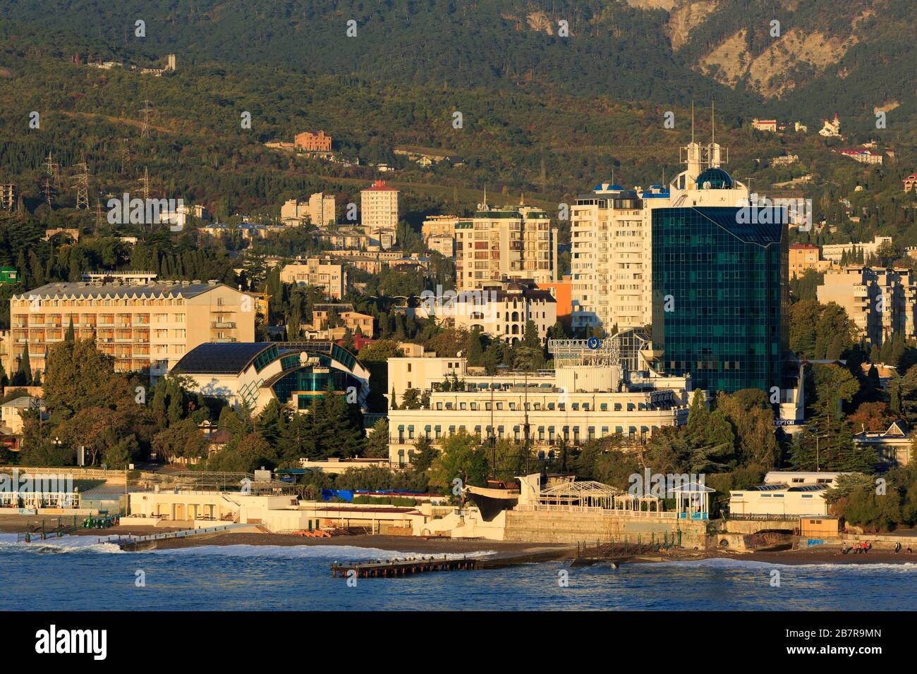 Port of Yalta,Crimea,Ukraine,Eastern Europe Stock Photo - Alamy