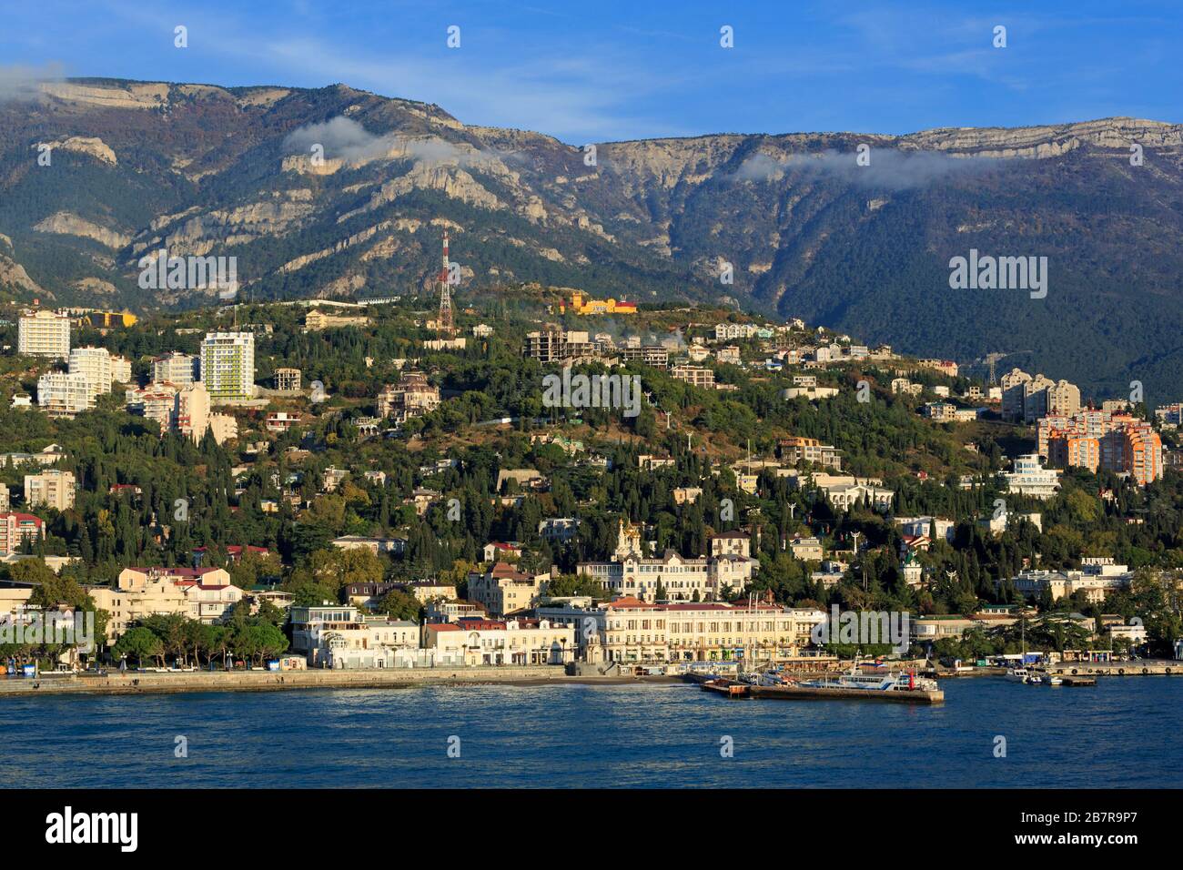 Port of Yalta,Crimea,Ukraine,Eastern Europe Stock Photo - Alamy