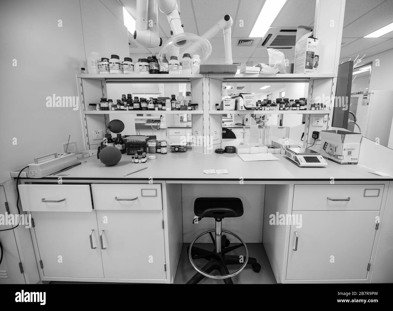 BEIJING, CHINA - JUNE 03, 2019: Medical Scientific Research Labratory ...
